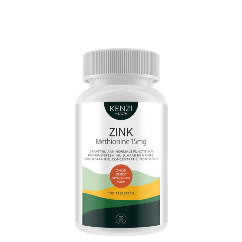 Zink Methionine 15mg (Kenzi) 100 tabletten - Kenzi
